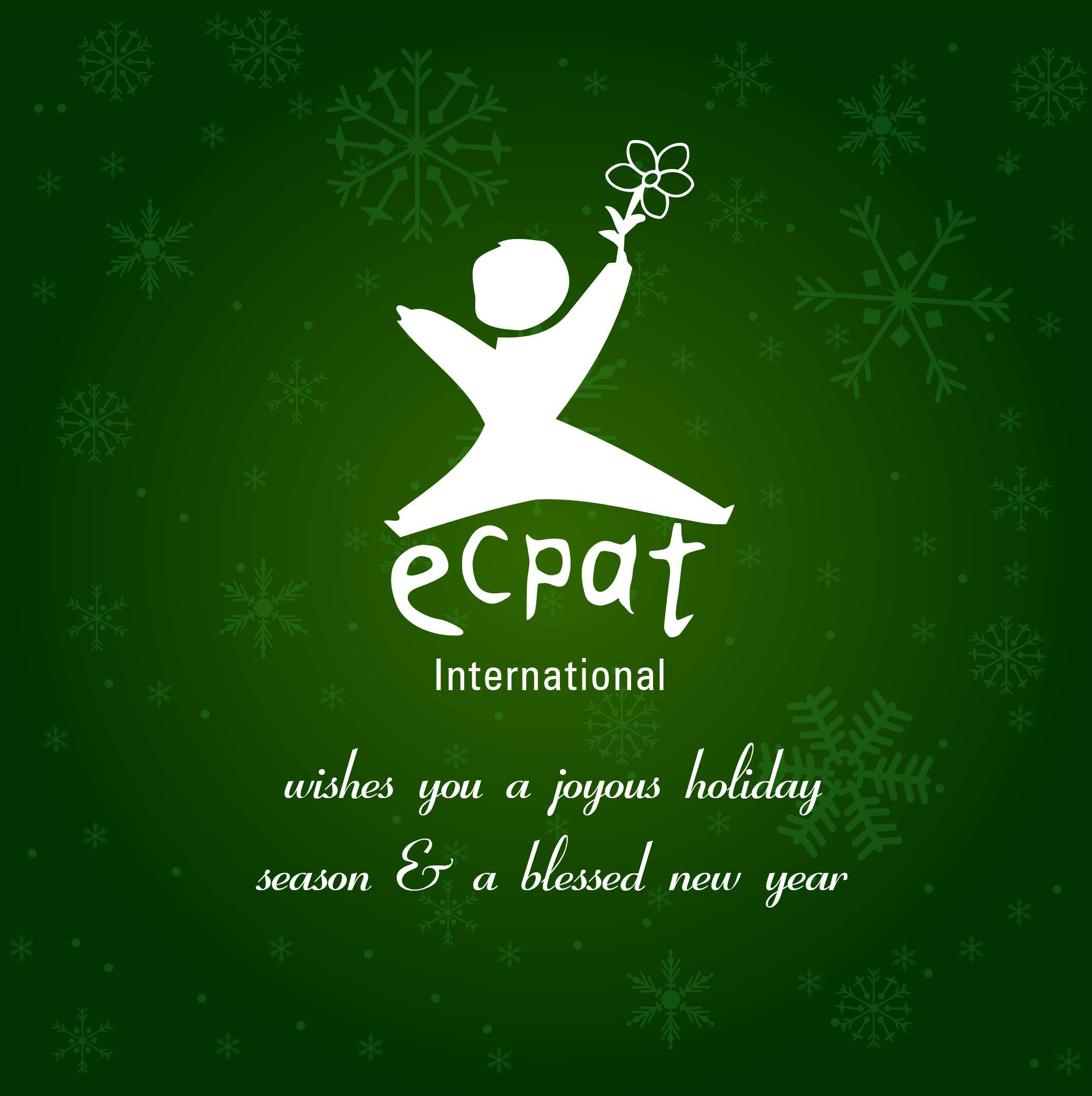 Happy Holidays from ECPAT International - ECPAT