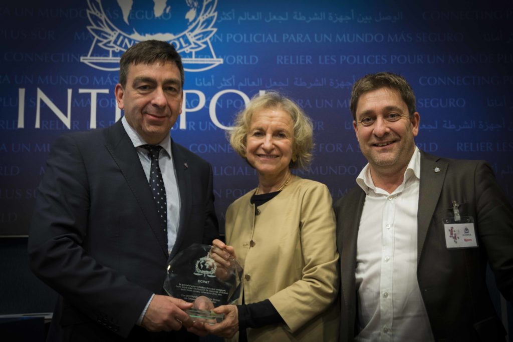 INTERPOL honours ECPAT for fighting child sexual exploitation - ECPAT