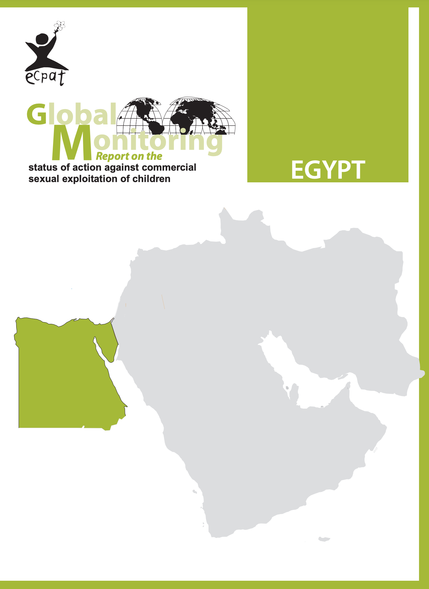 Egypt - Country Monitoring Report - ECPAT