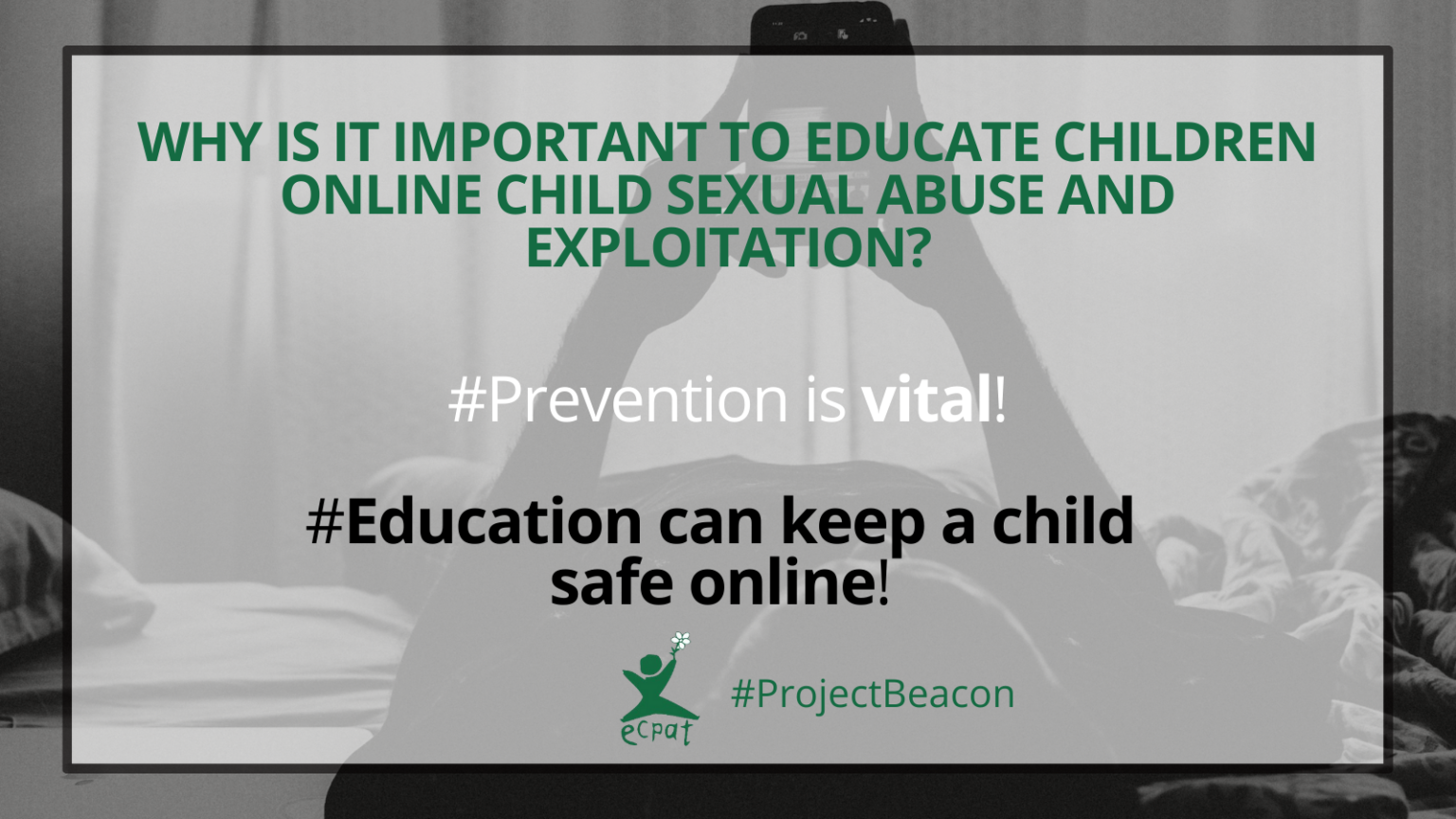 Education for prevention: Why does it matter? - ECPAT