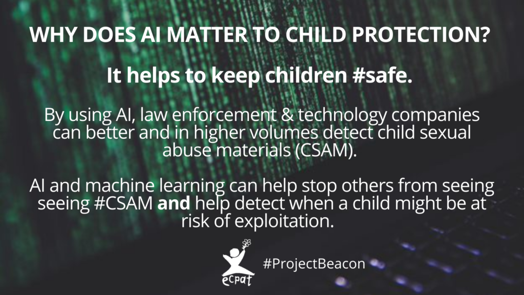 The role of Artificial Intelligence in protecting children in the ...