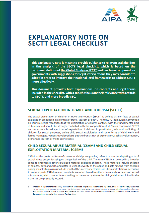 Legal Checklist: Key Legal Interventions to Protect Children from ...