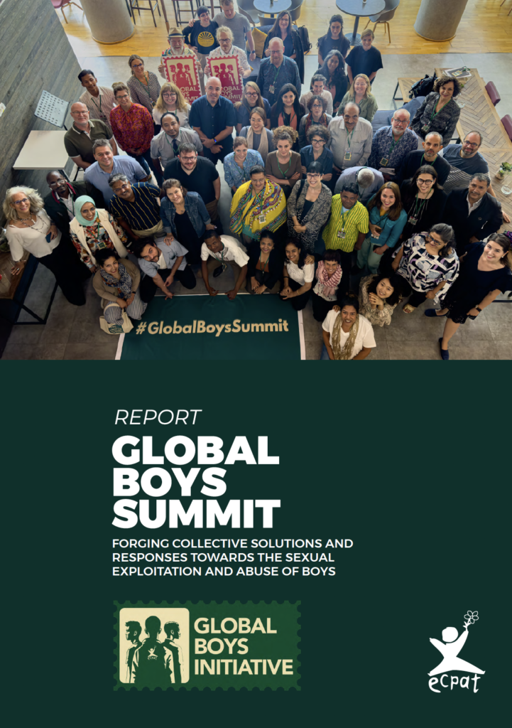 Global Boys Summit 2023: Outcomes Report - ECPAT