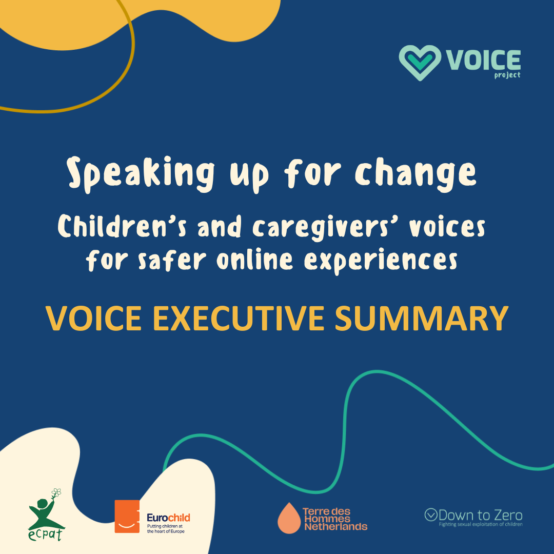 Executive Summary - VOICE Speaking Up For Change: Children’s and ...